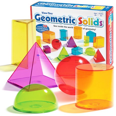 Geometri former 3D 14 stk - Køb hos Legeakademiet